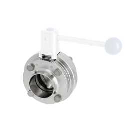 Compact Intermediate Flange Butterfly Valve without Handle DIN | AWH